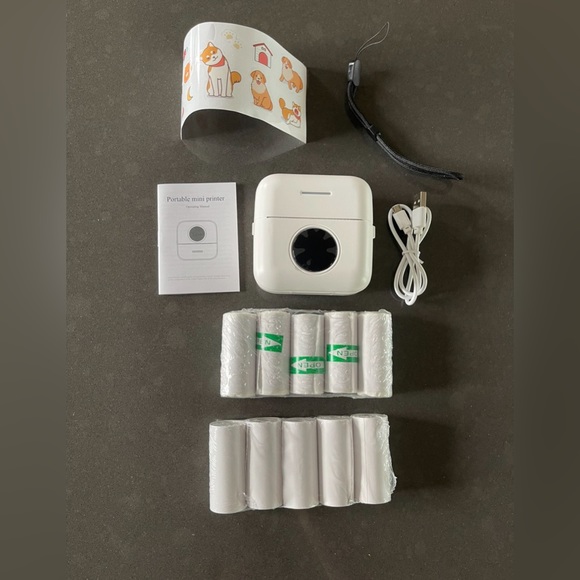 Other | Huijukeji Portable Bluetooth Sticker Printer New | Poshmark